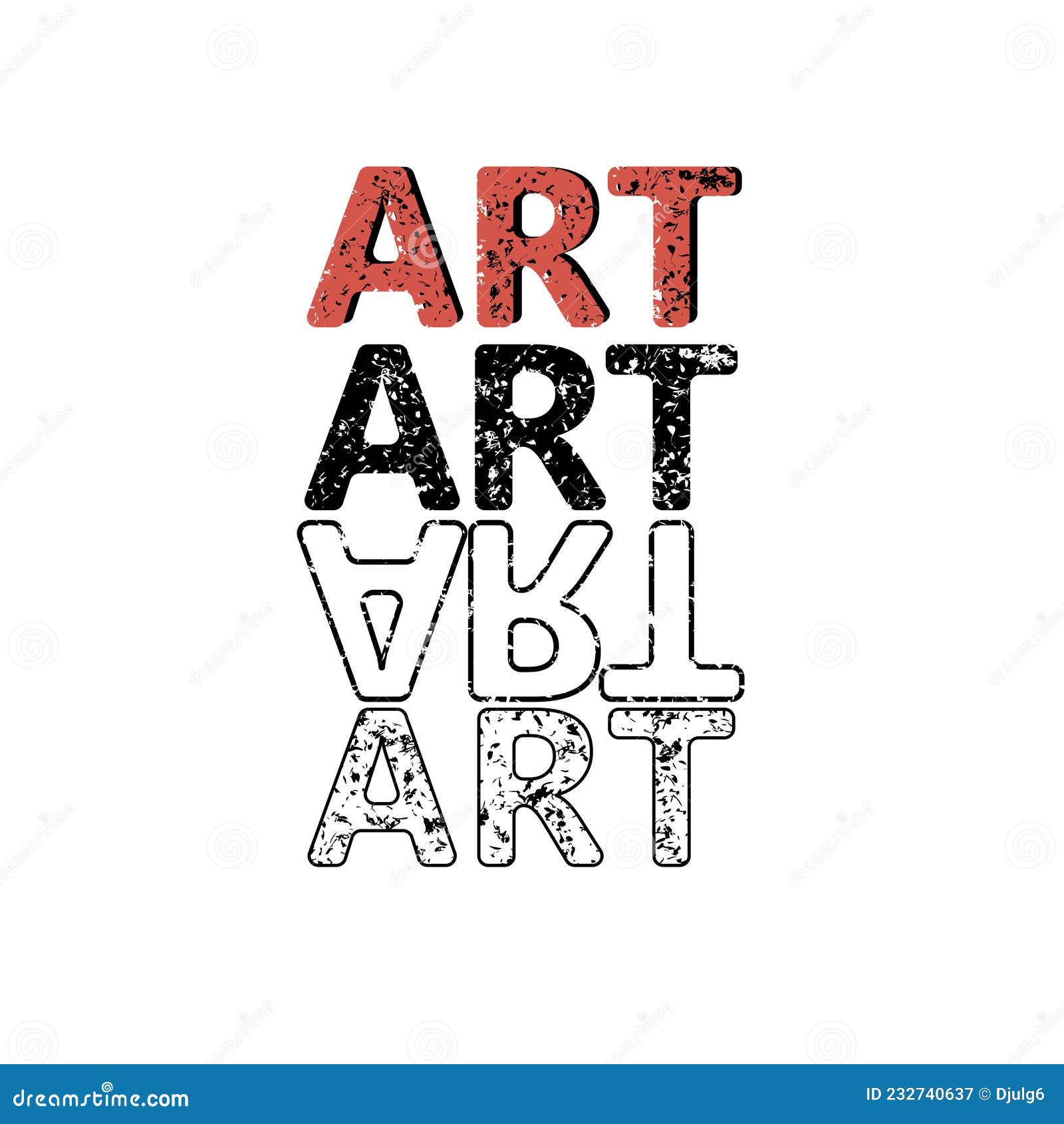 Text ART with Textures. Vector Stock Vector - Illustration of concept ...