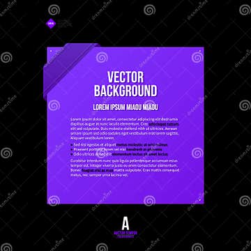 Text Background Template. EPS10 Vector. Stock Vector - Illustration of ...