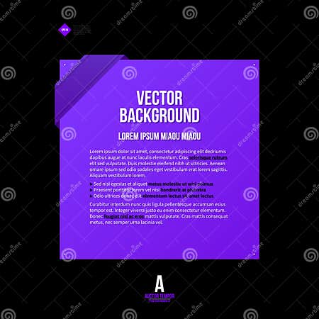 Text Background Template. EPS10 Vector. Stock Vector - Illustration of ...