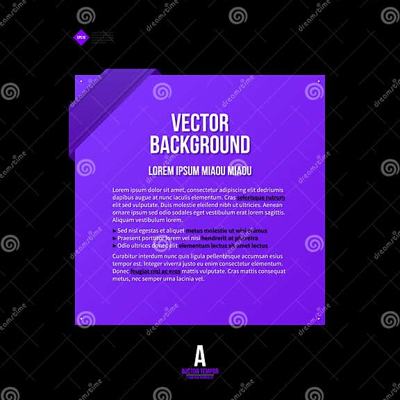 Text Background Template. EPS10 Vector. Stock Vector - Illustration of ...