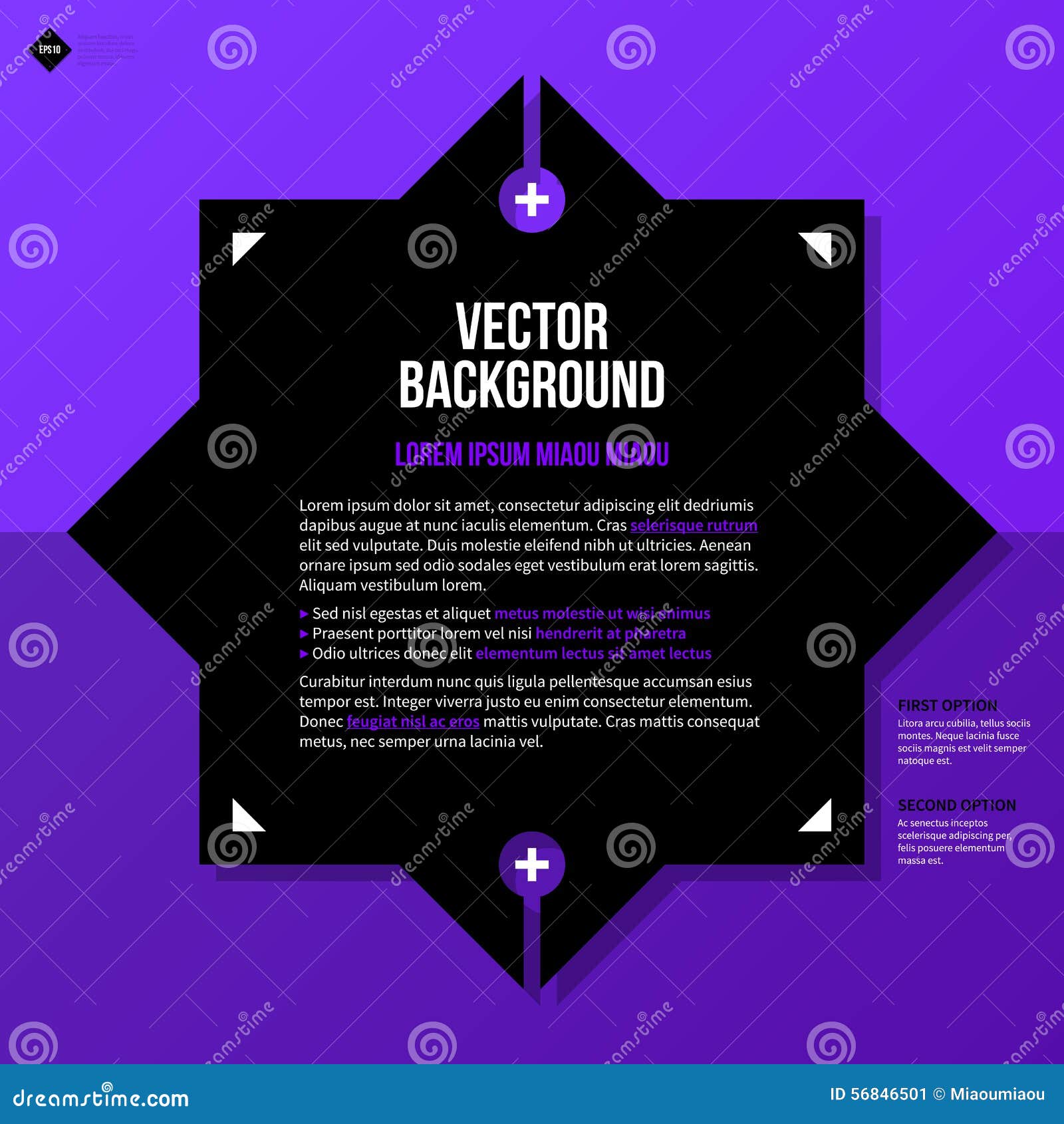 Text Background Template. EPS10 Vector. Stock Vector - Illustration of ...