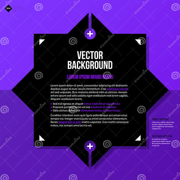 Text Background Template. EPS10 Vector. Stock Vector - Illustration of ...