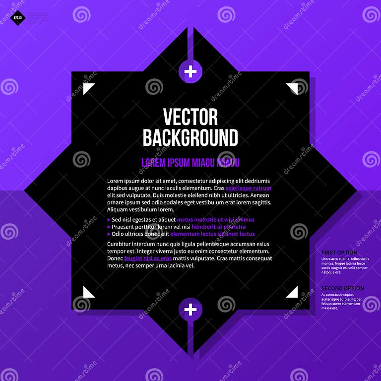 Text Background Template. EPS10 Vector. Stock Vector - Illustration of ...