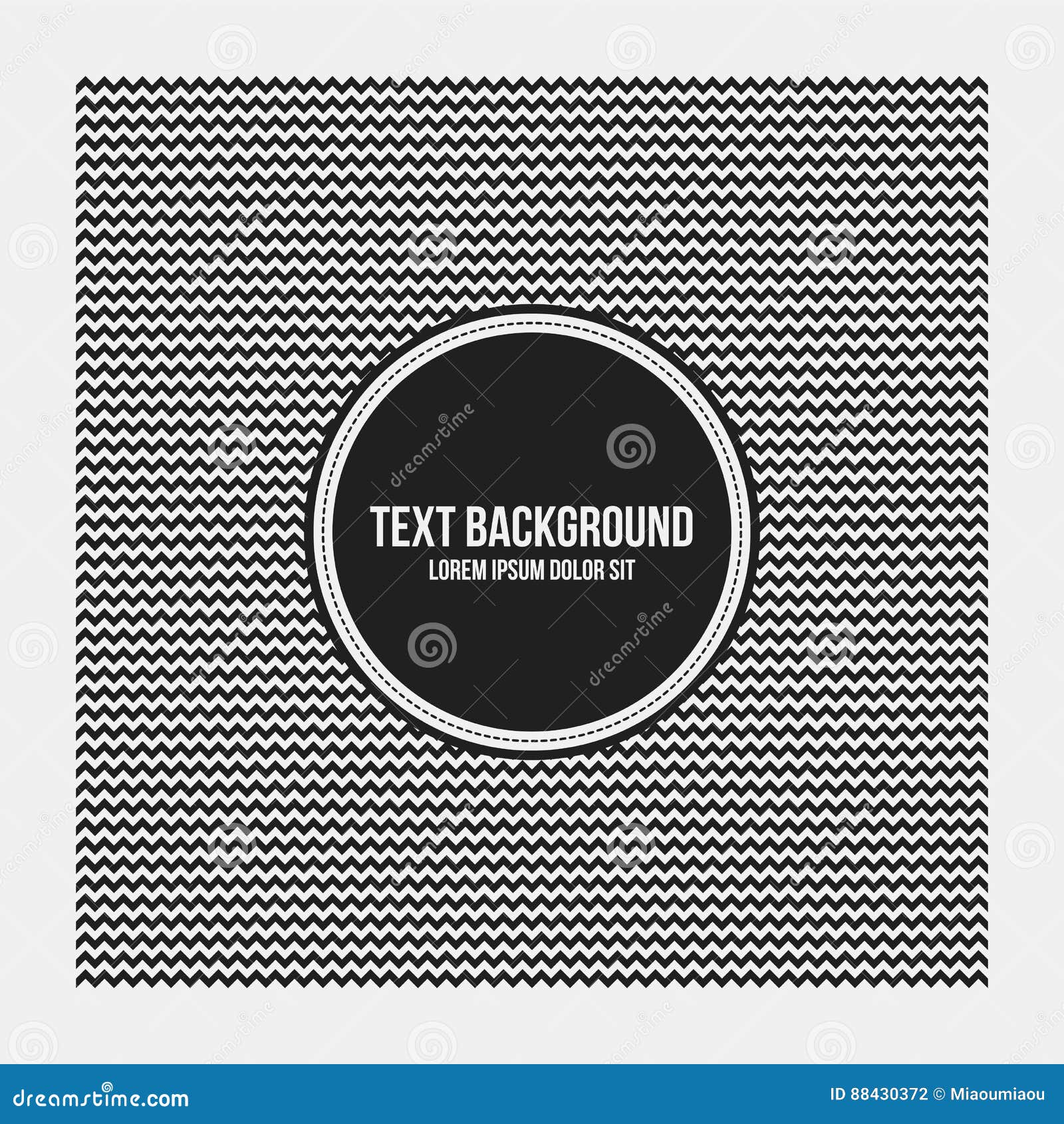 Text Background Template with Simple Geometric Pattern Stock Vector ...