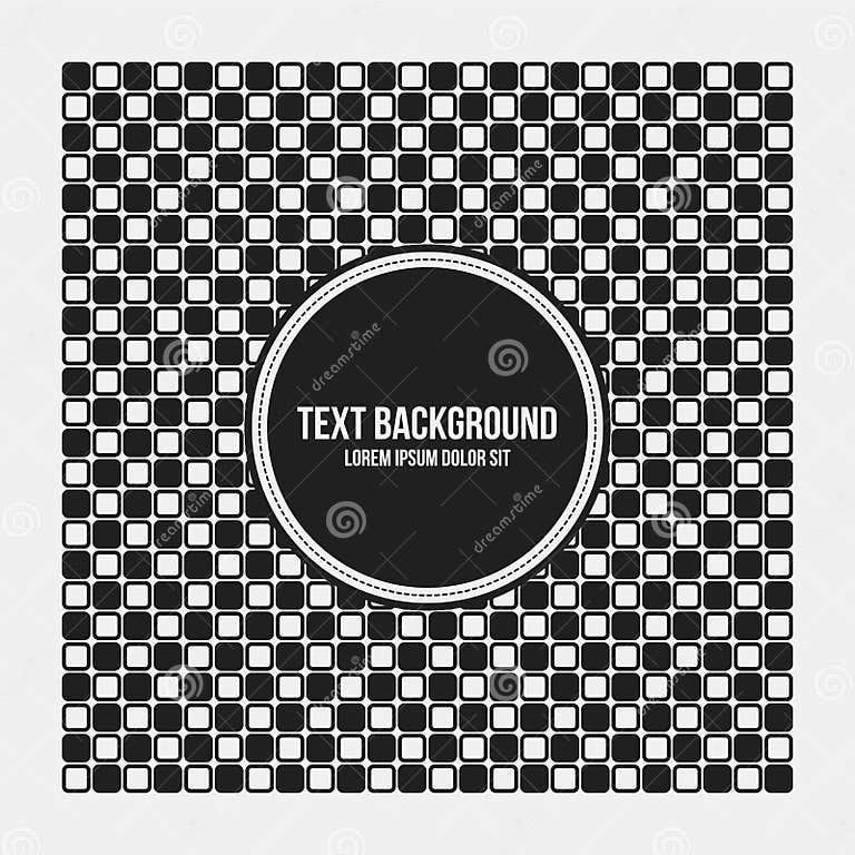 Text Background Template with Simple Geometric Pattern Stock Vector ...
