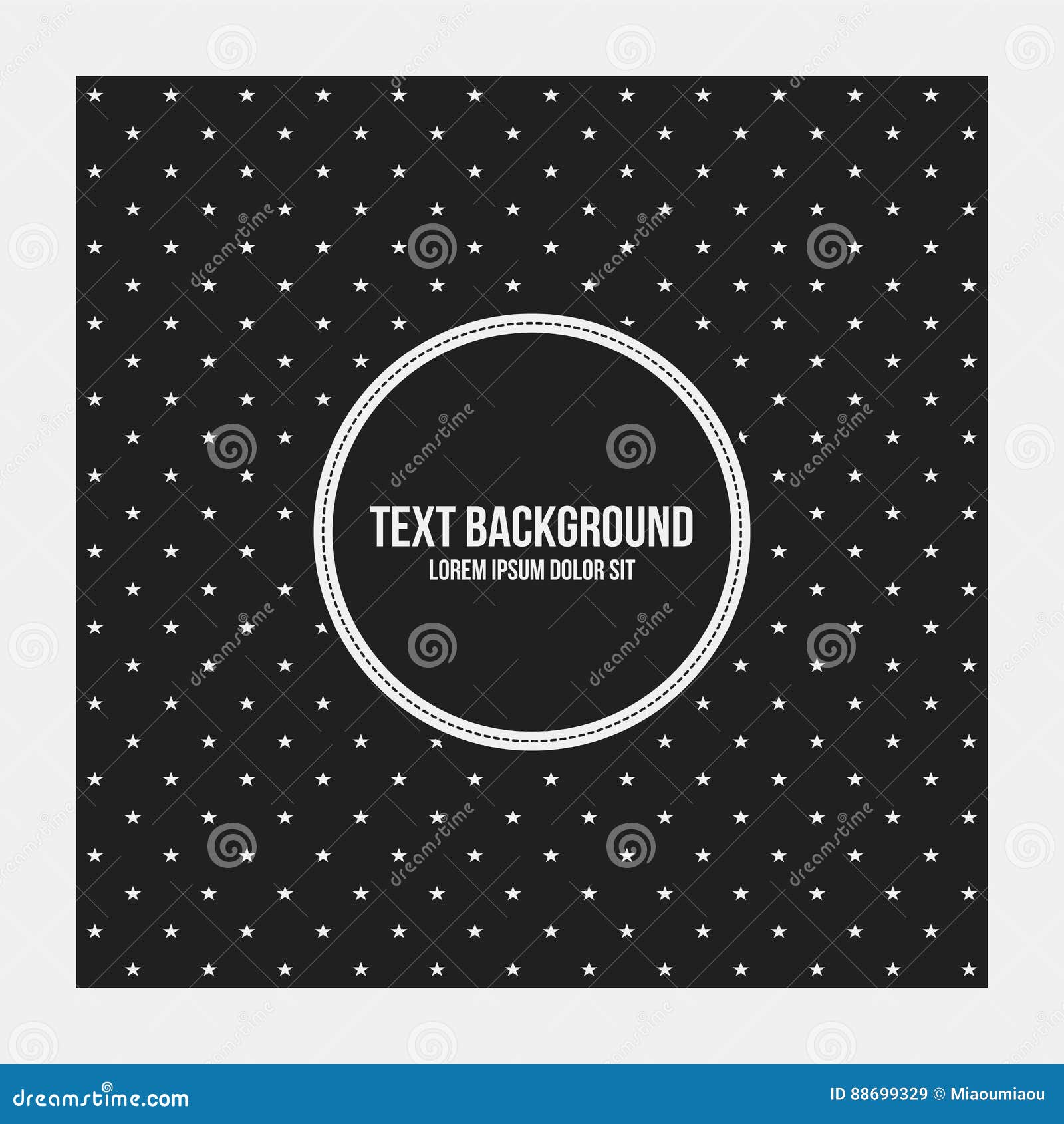 Text Background Template with Simple Geometric Pattern Stock Vector ...