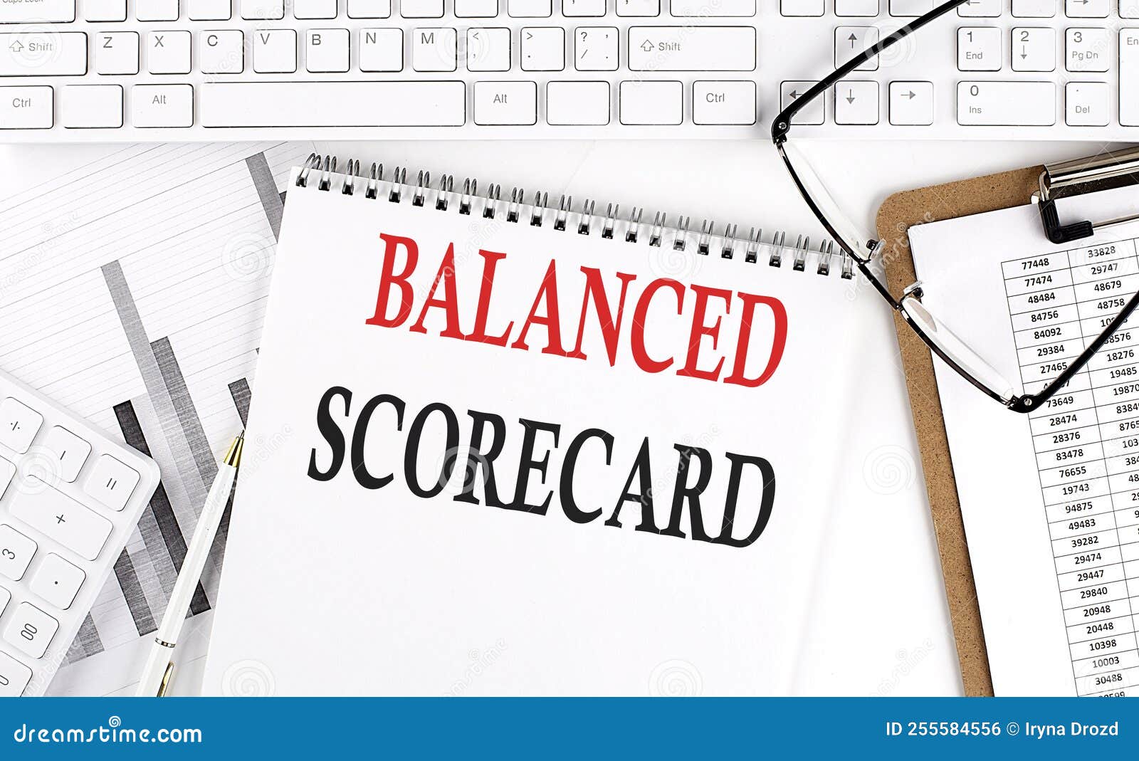 Text BALANCED SCORECARD Text On A Sticky On Keyboard, Business Concept ...