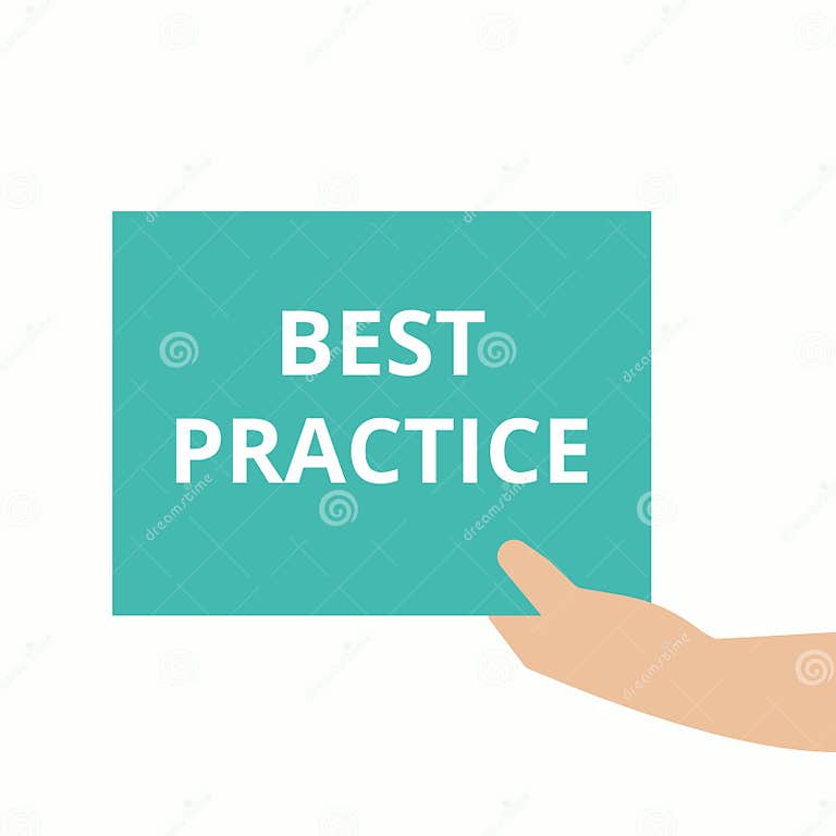 Text Best Practice stock illustration. Illustration of method - 137592773