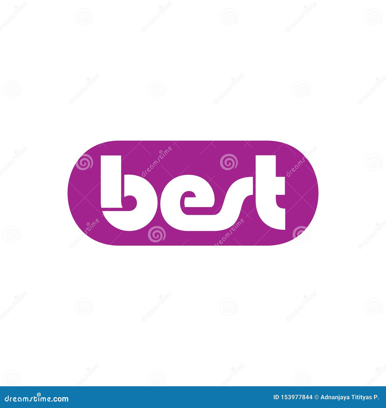 Text Best Symbol Decoration Label Vector Stock Vector - Illustration of ...