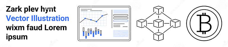 Financial Data Analysis, Blockchain Network, and Cryptocurrency Bitcoin Symbol Stock ...