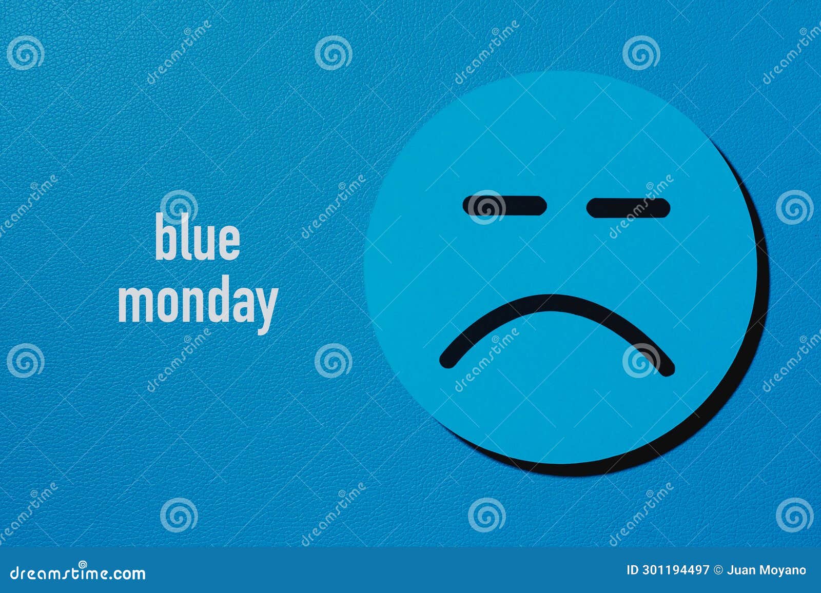 Blue Monday, Hand Drawing Sad Boy With Blue Emojies Flying Aroung, Bad ...