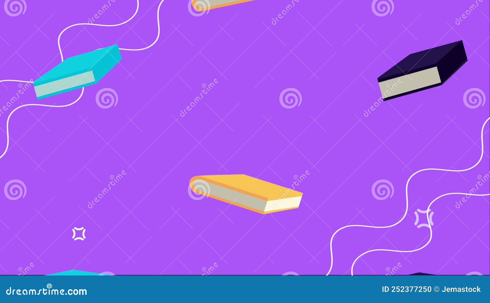 Text Books Pattern Literacy Animation Stock Footage - Video of textbook ...