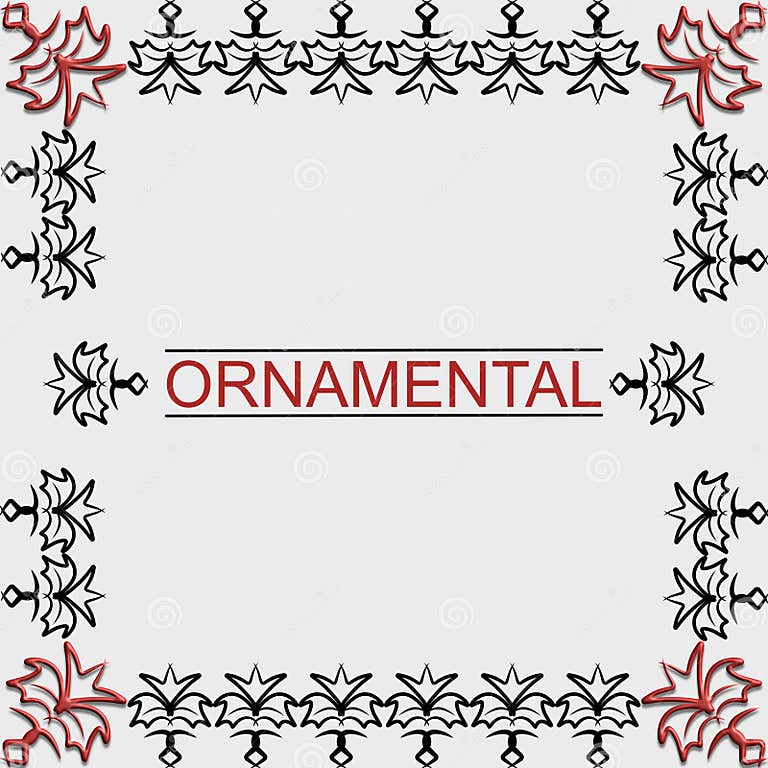 Text Border, Ornate Frame, and Can for Border in the Form of Vector ...