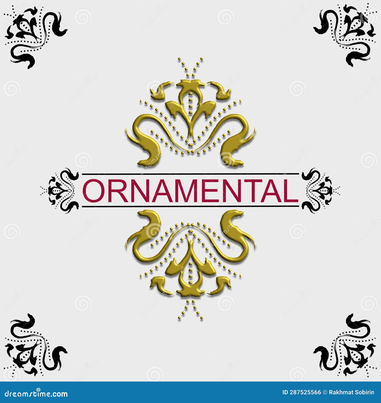 Text Border, Ornate Frame, and Can for Border in the Form of Vector ...