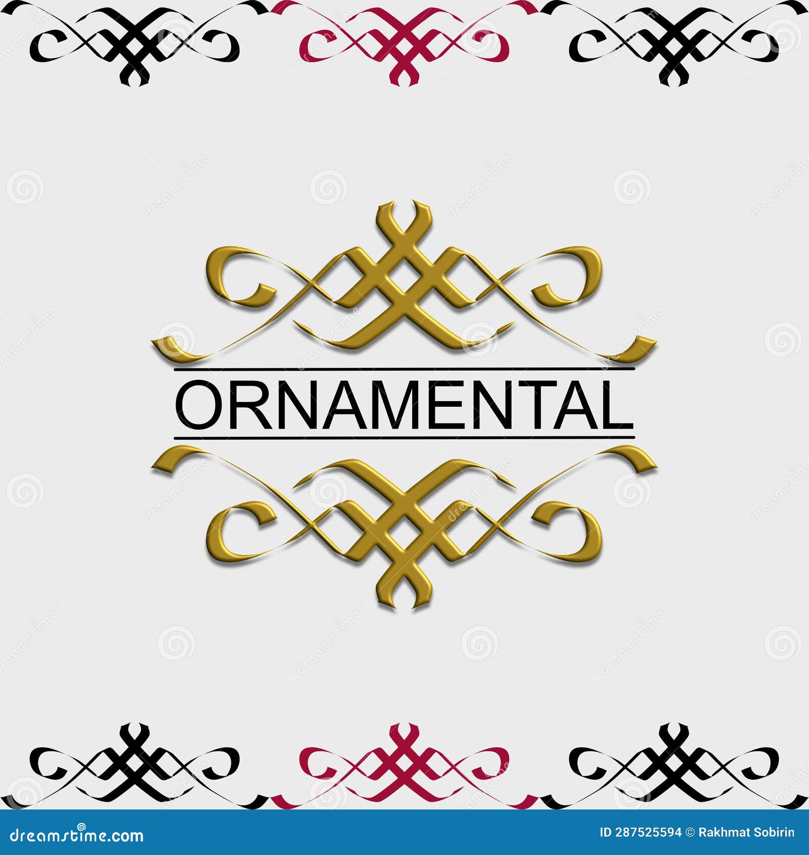 Text Border, Ornate Frame, and Can for Border in the Form of Vector ...