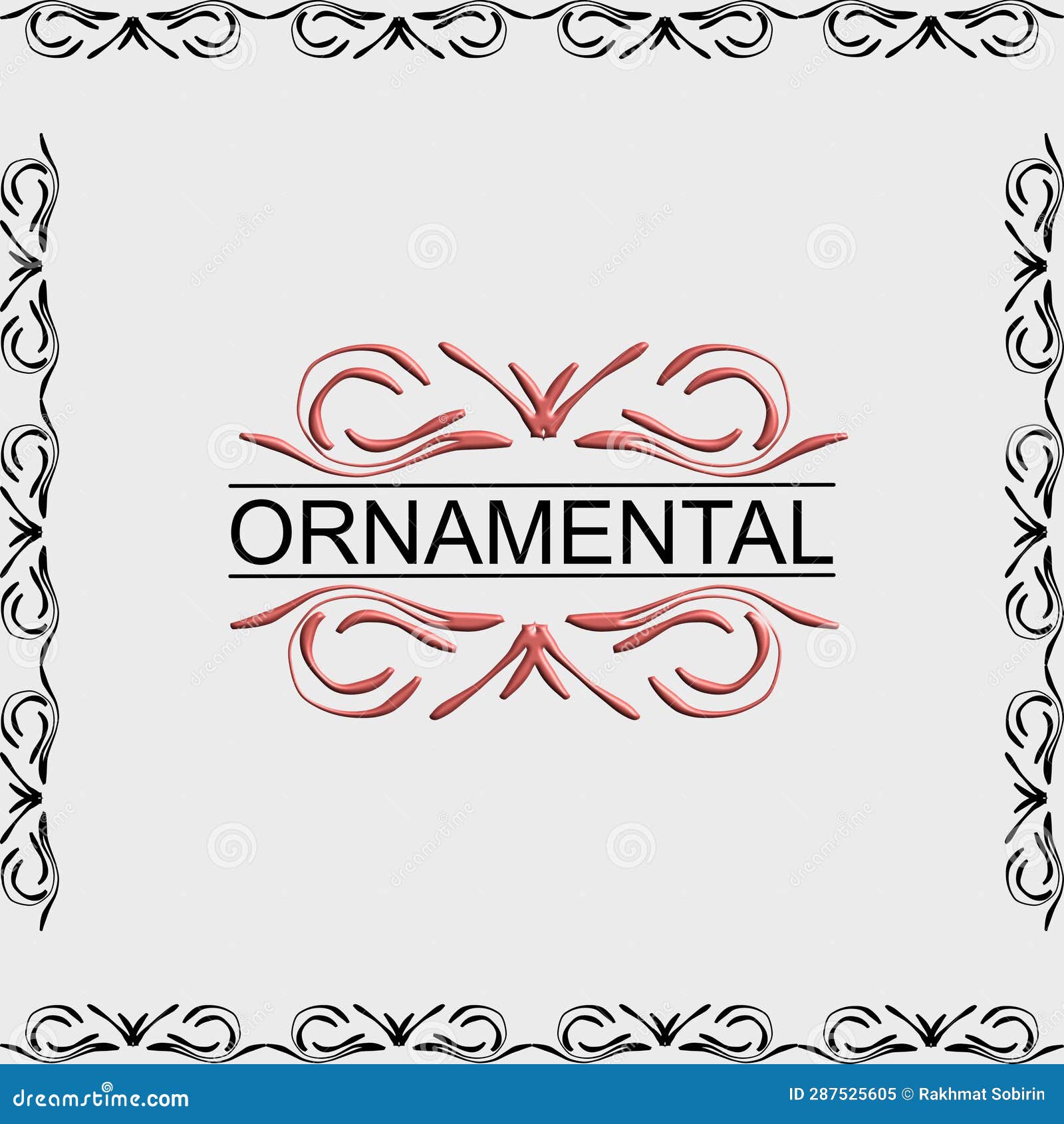 Text Border, Ornate Frame, and Can for Border in the Form of Vector ...