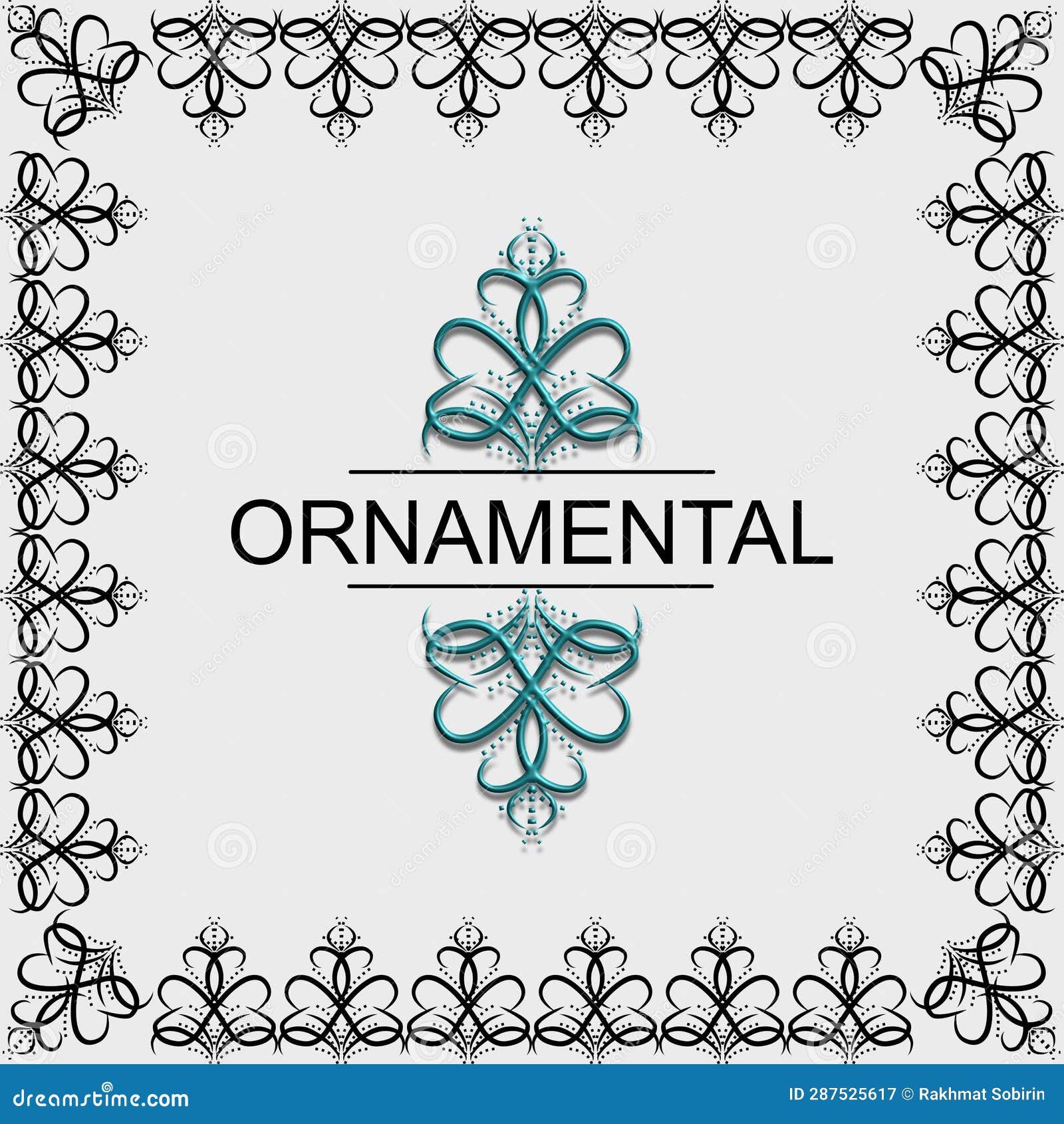 Text Border, Ornate Frame, and Can for Border in the Form of Vector ...