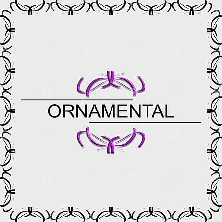 Text Border, Ornate Frame, and Can for Border in the Form of Vector ...