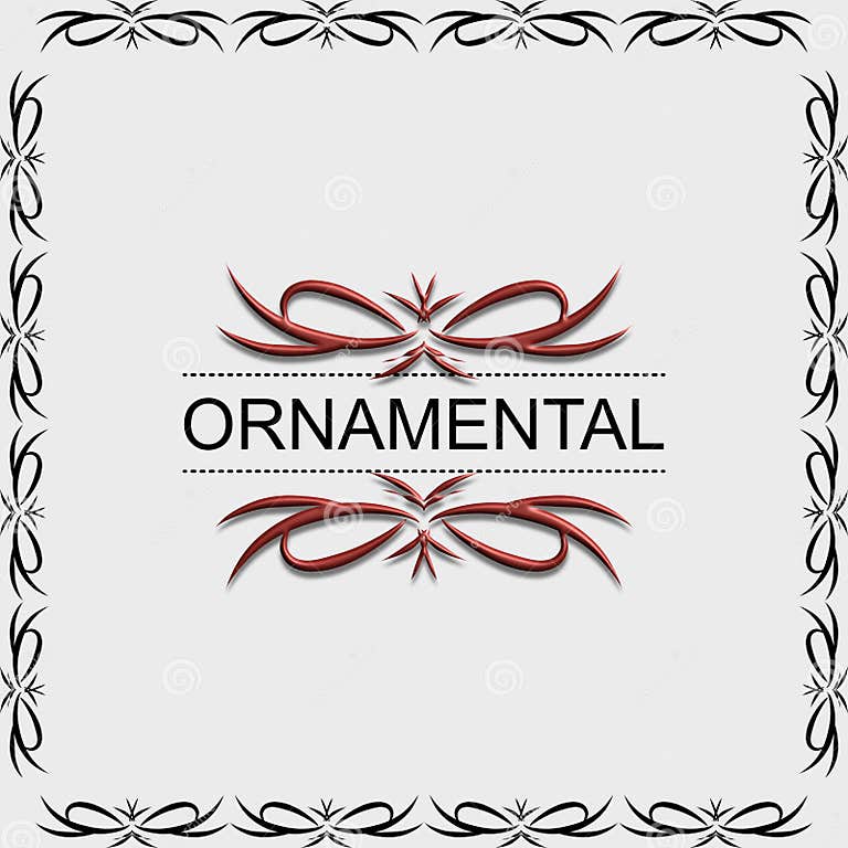 Text Border, Ornate Frame, and Can for Border in the Form of Vector ...