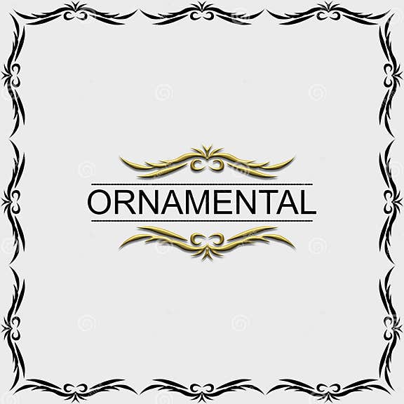 Text Border, Ornate Frame, and Can for Border in the Form of Vector ...