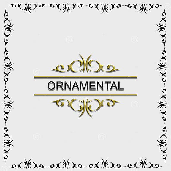 Text Border, Ornate Frame, and Can for Border in the Form of Vector ...