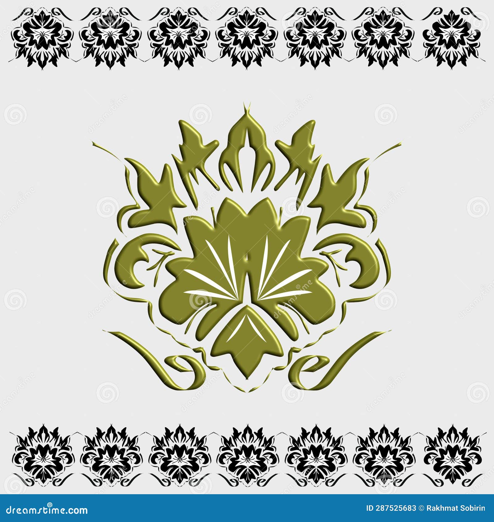 Text Border, Ornate Frame, and Can for Border in the Form of Vector ...