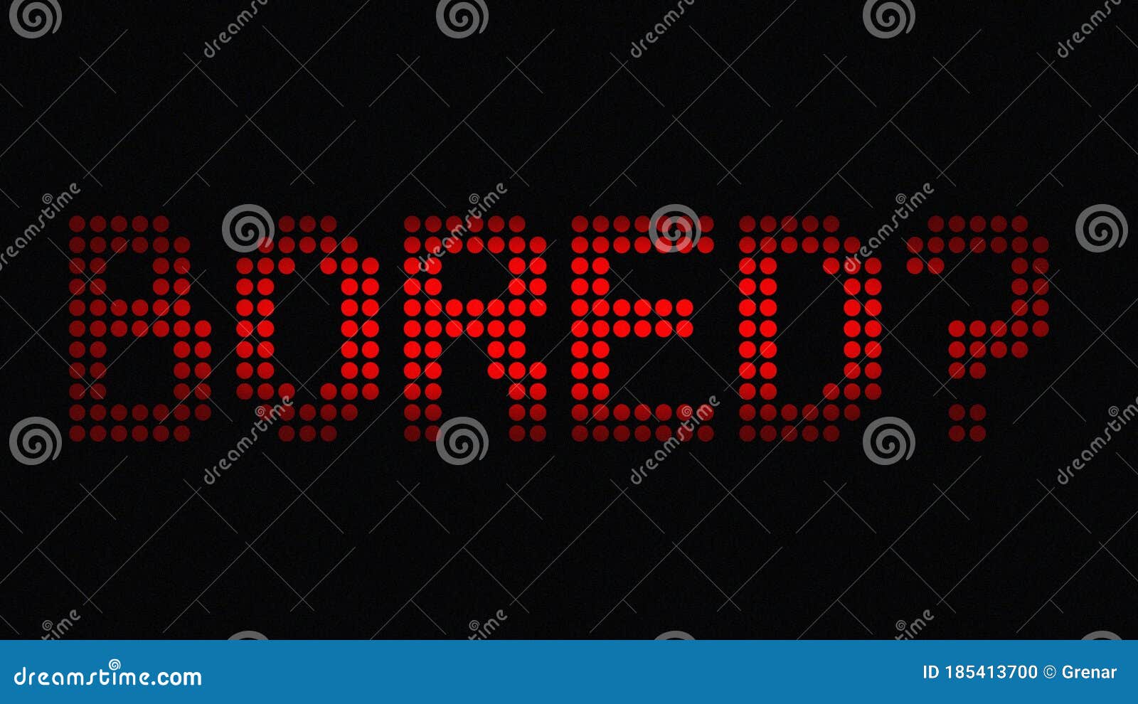 Text LED Bored Question Mark Stock Illustration - Illustration of ...