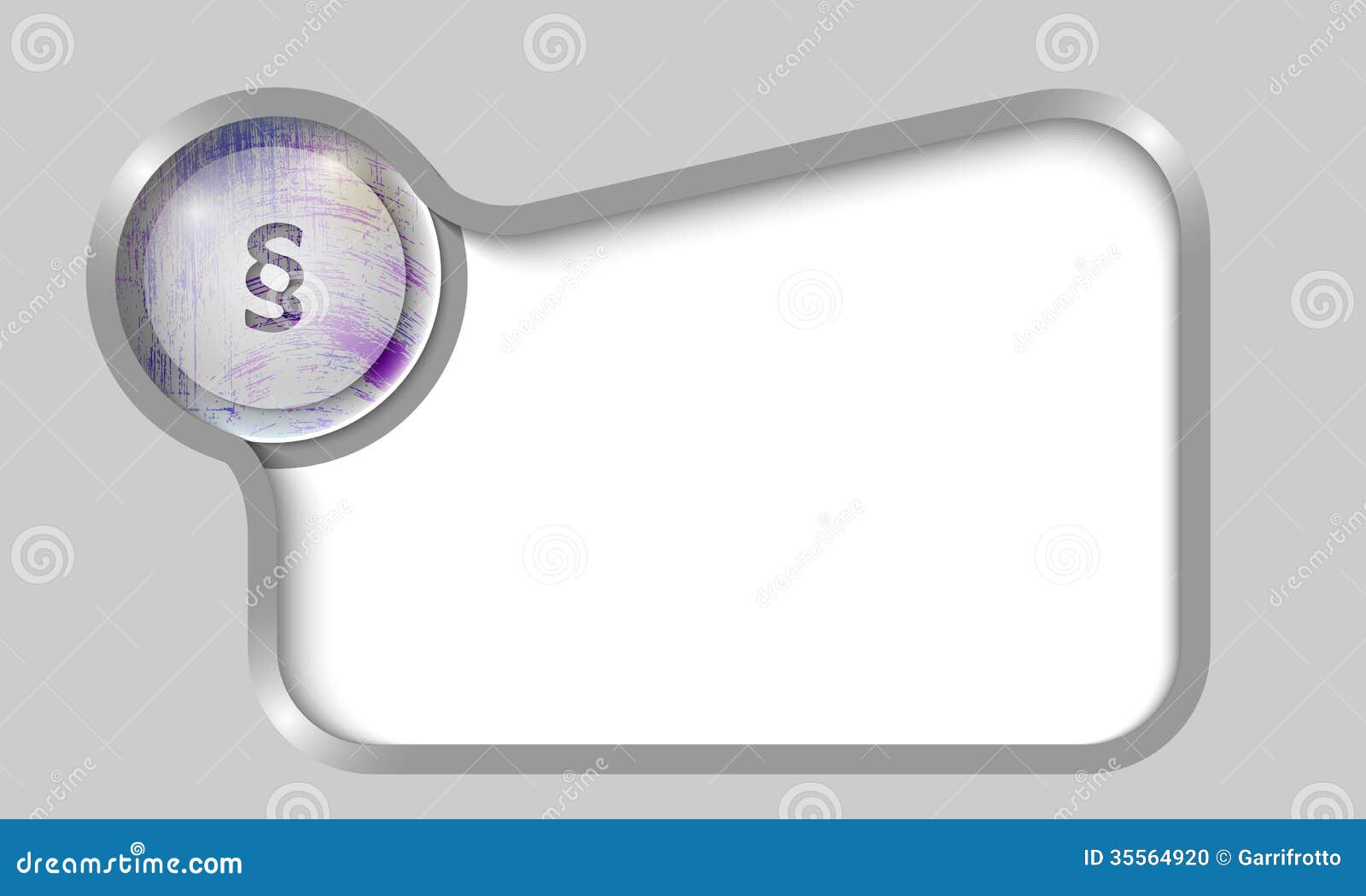 Text Box for Any Text with Transparent Paragraph Stock Vector ...