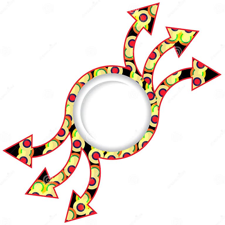 Text box with arrow stock illustration. Illustration of layout - 34255018