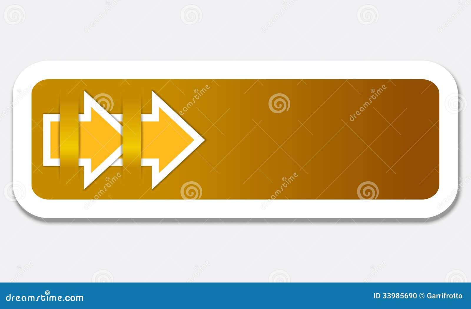 Text box with arrow stock vector. Illustration of banner - 33985690