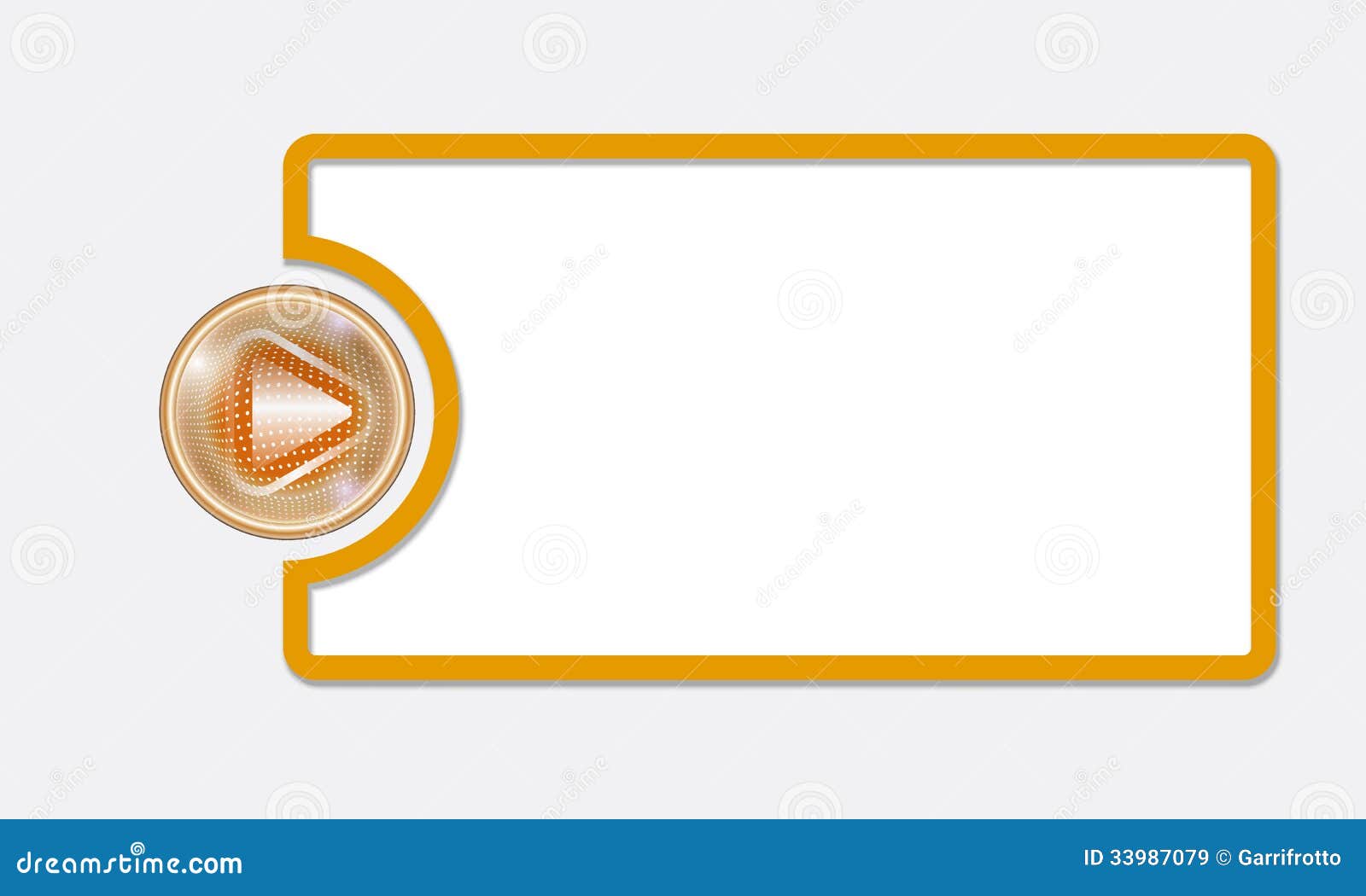 Text box with arrow stock vector. Illustration of futuristic - 33987079