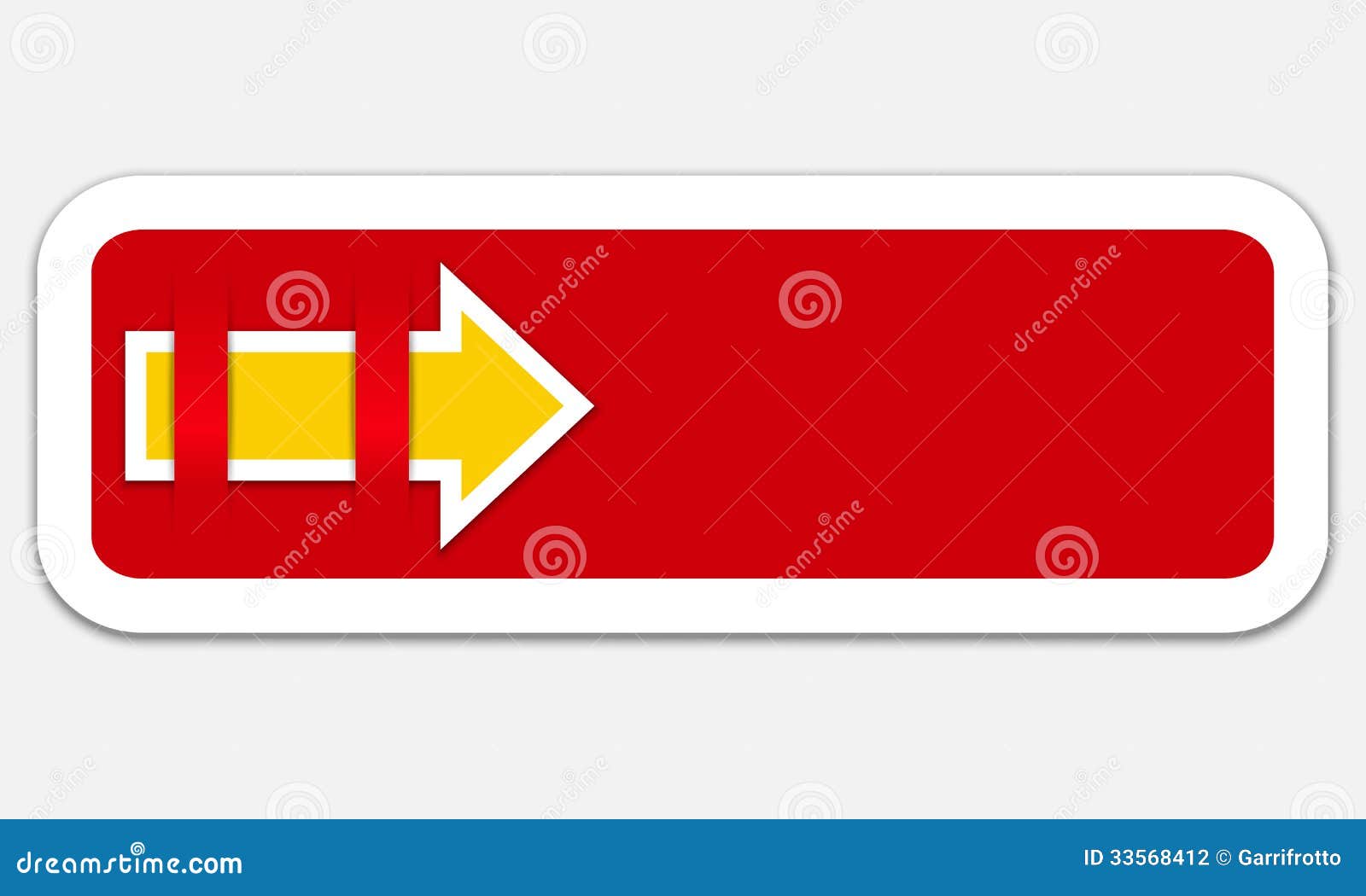 Text box with arrow stock vector. Illustration of banner - 33568412