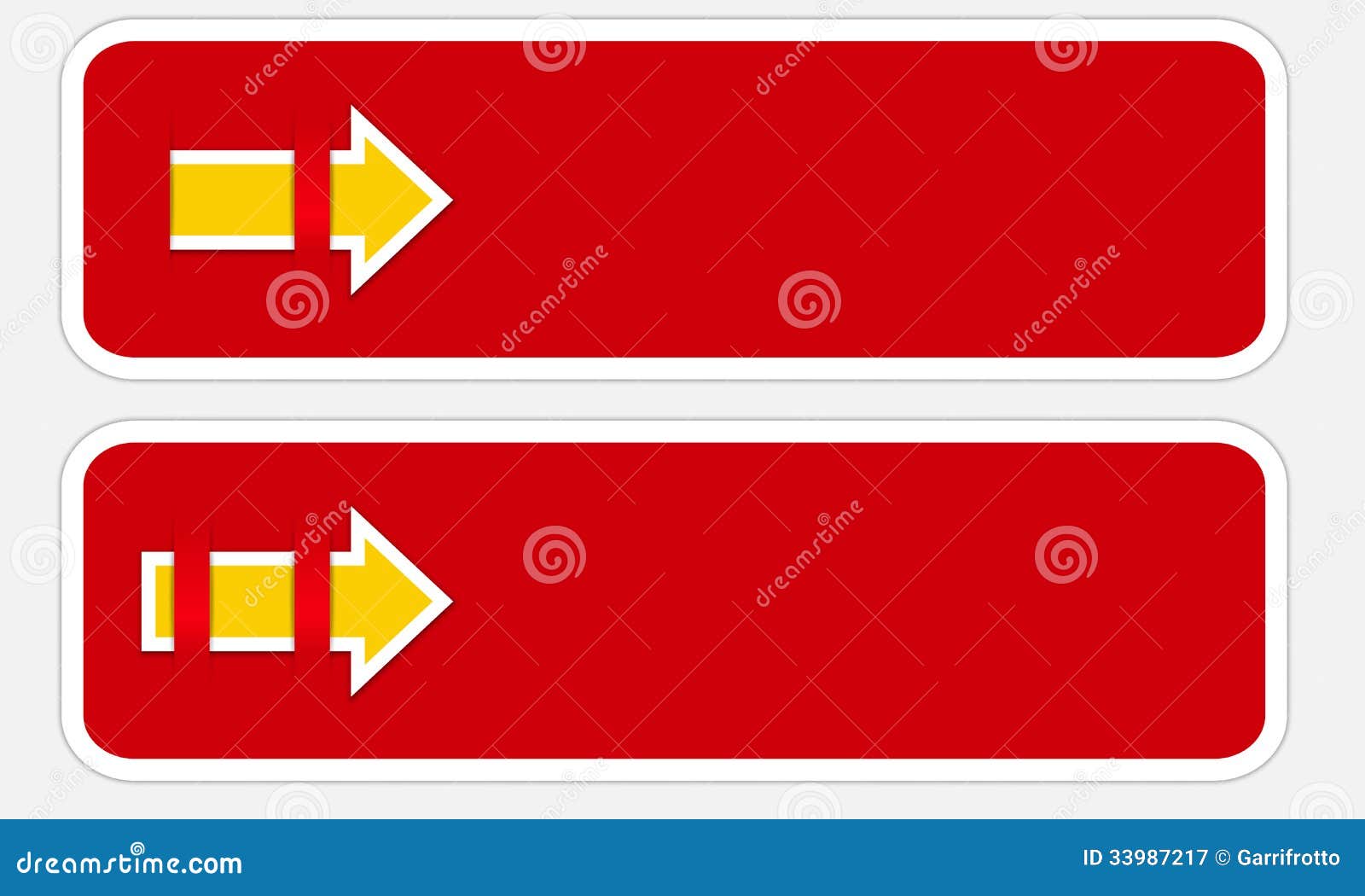 Text box with arrow stock vector. Illustration of business - 33987217