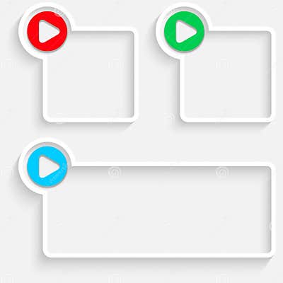 Text box with arrow stock vector. Illustration of blue - 33793360