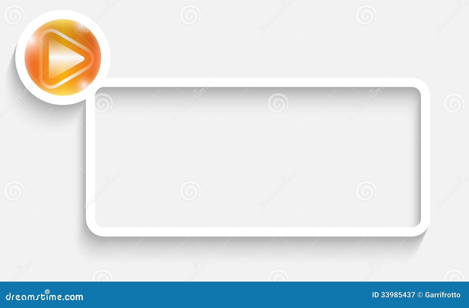 Text box with arrow stock vector. Illustration of background - 33985437