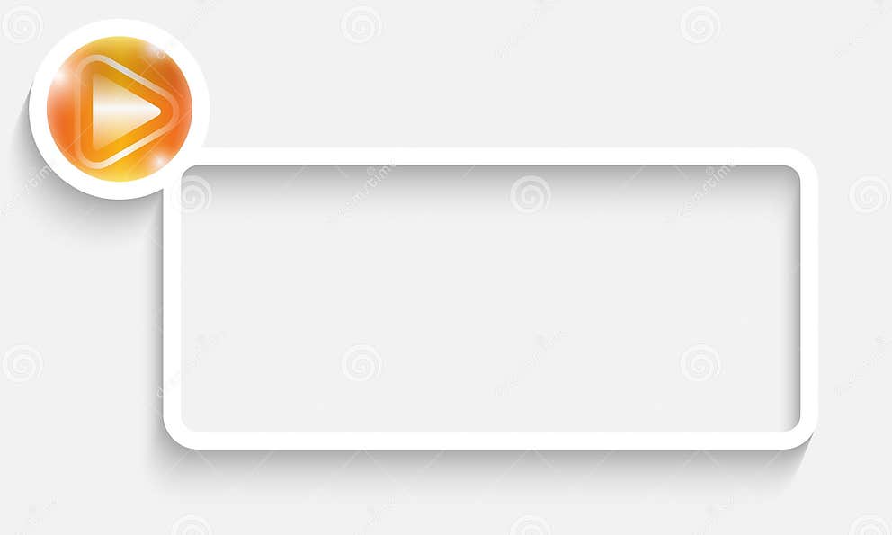 Text box with arrow stock vector. Illustration of background - 33985437