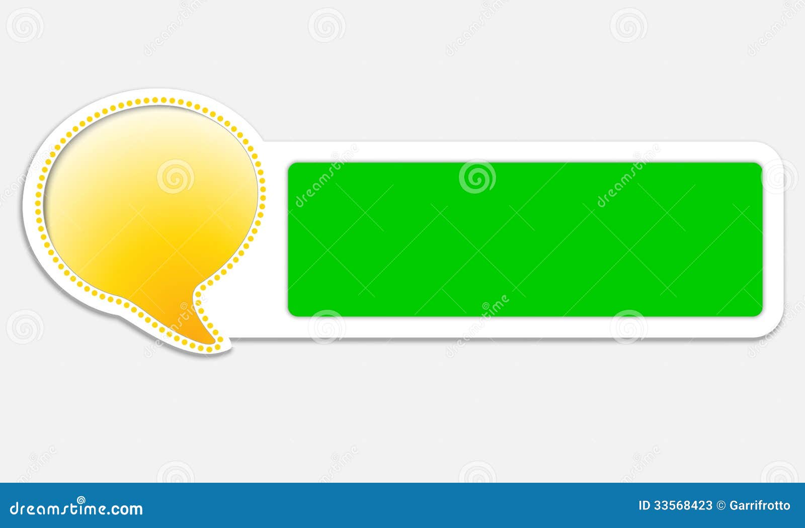 Text box with bubble stock vector. Illustration of card - 33568423