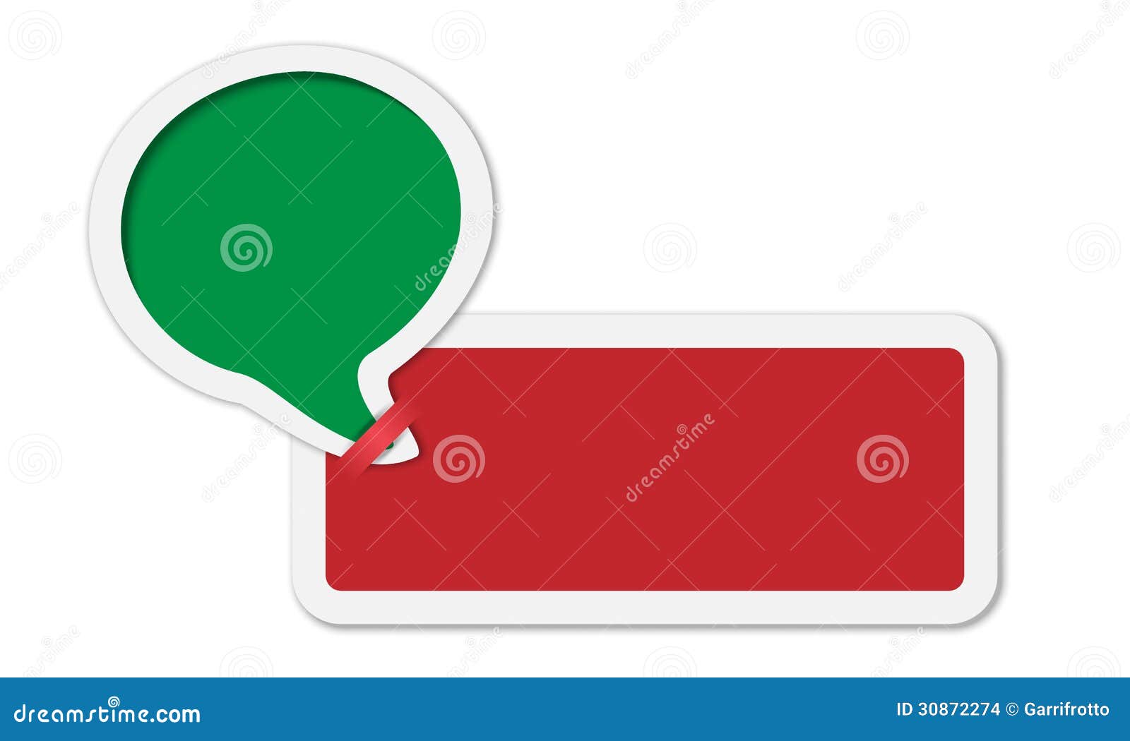 Text box with bubble stock illustration. Illustration of promotion ...