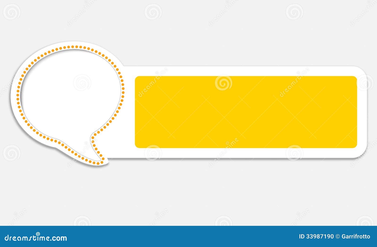 Text box with bubble stock vector. Illustration of border - 33987190