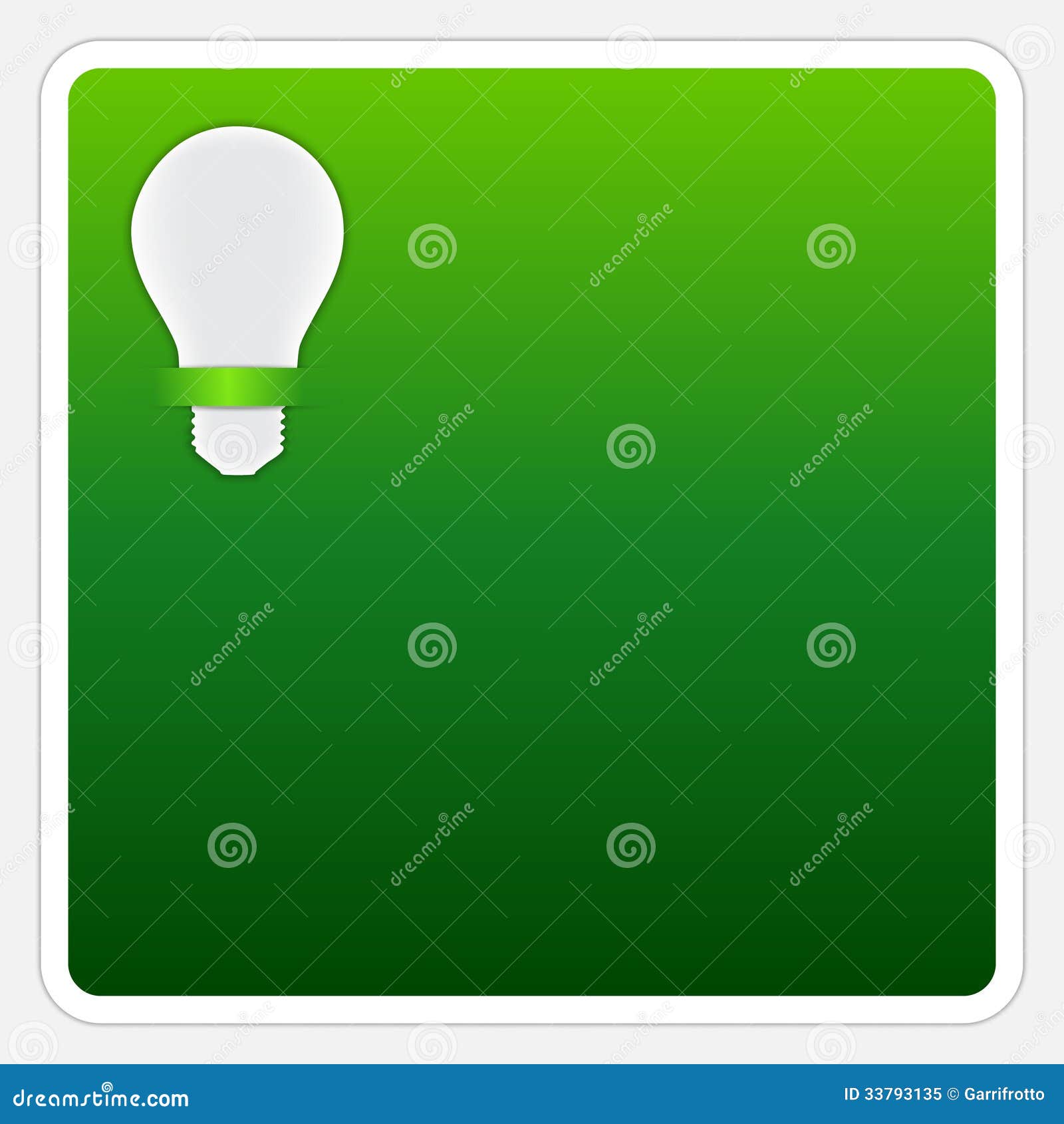 Text box with bulb stock illustration. Illustration of cover - 33793135
