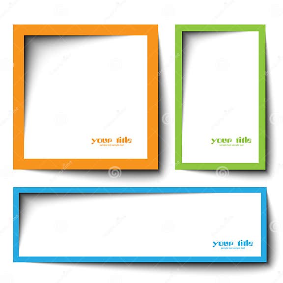 Text box design stock vector. Illustration of elegant - 29023730