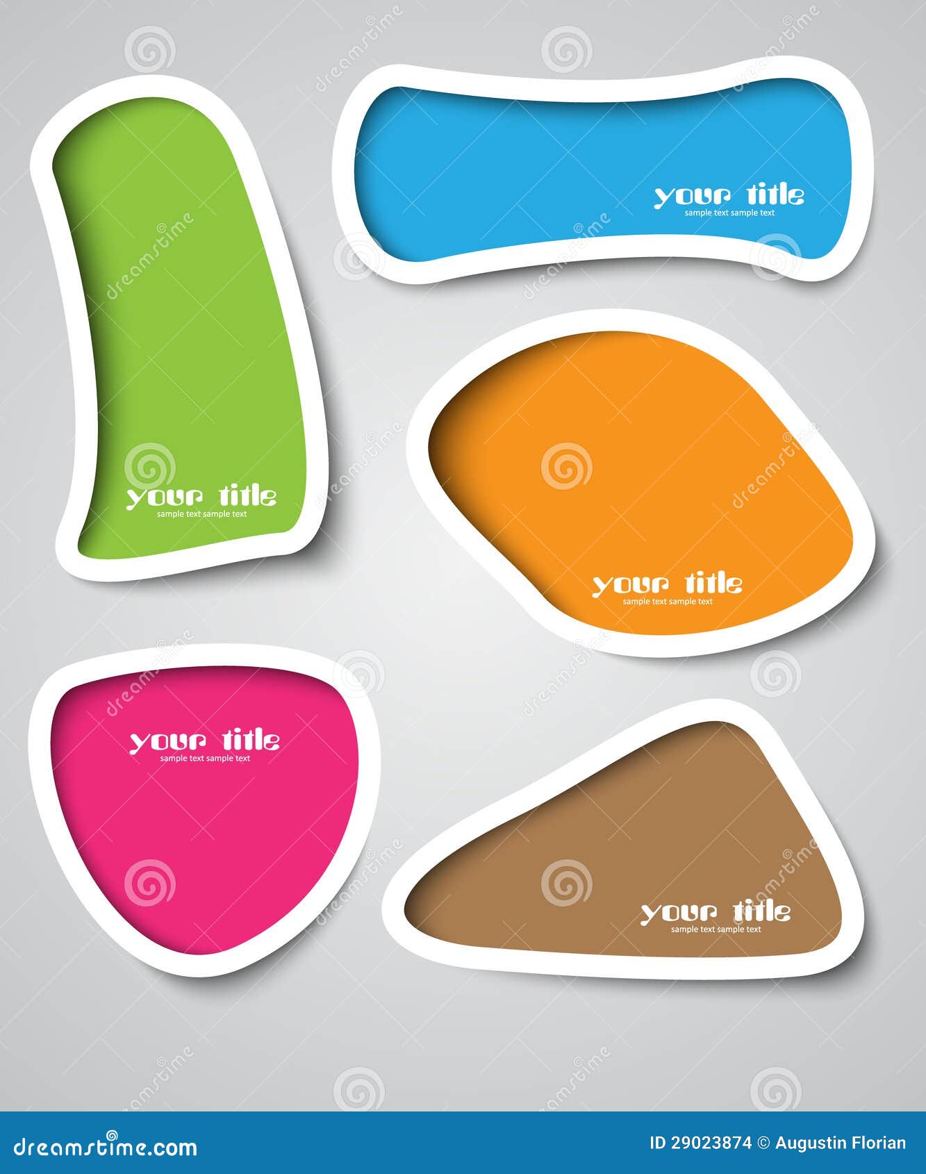 Text box design stock vector. Illustration of border - 29023874