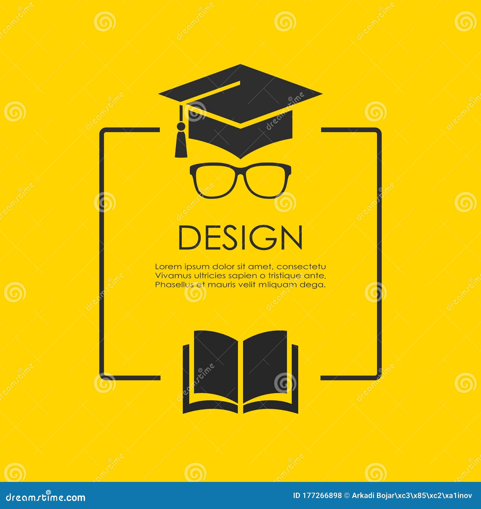 Text Box Design for Education Issue Stock Vector - Illustration of ...