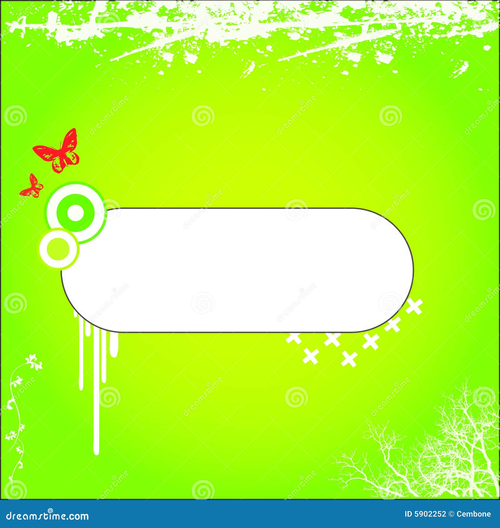 Text Box for Digital Media and Printout Stock Illustration ...