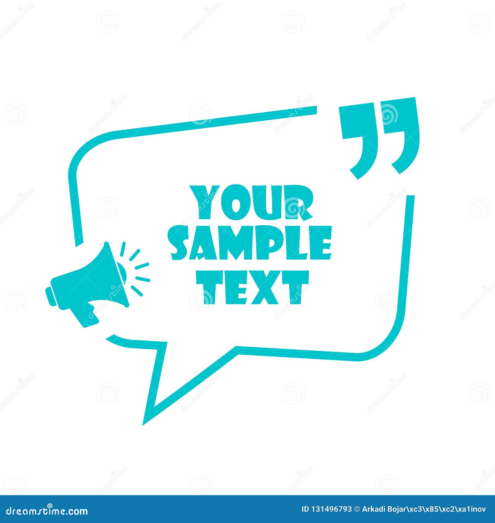 Announce Text Box Vector Poster | CartoonDealer.com #128510190