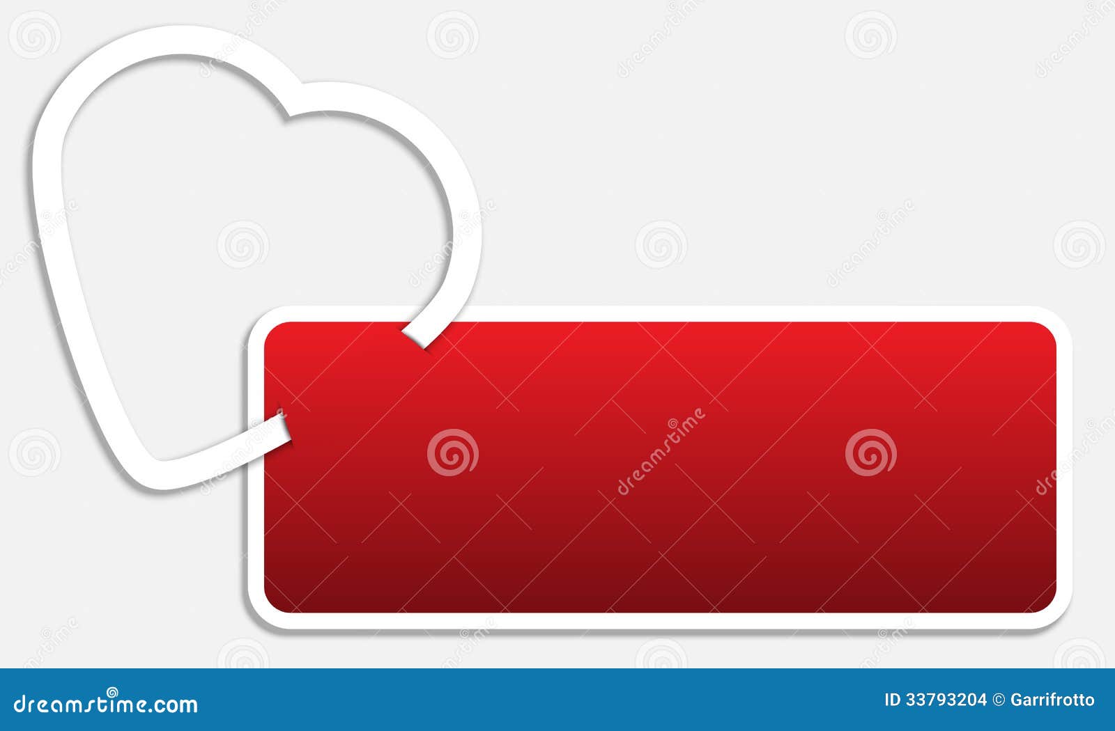 Text box with heart stock vector. Illustration of border - 33793204