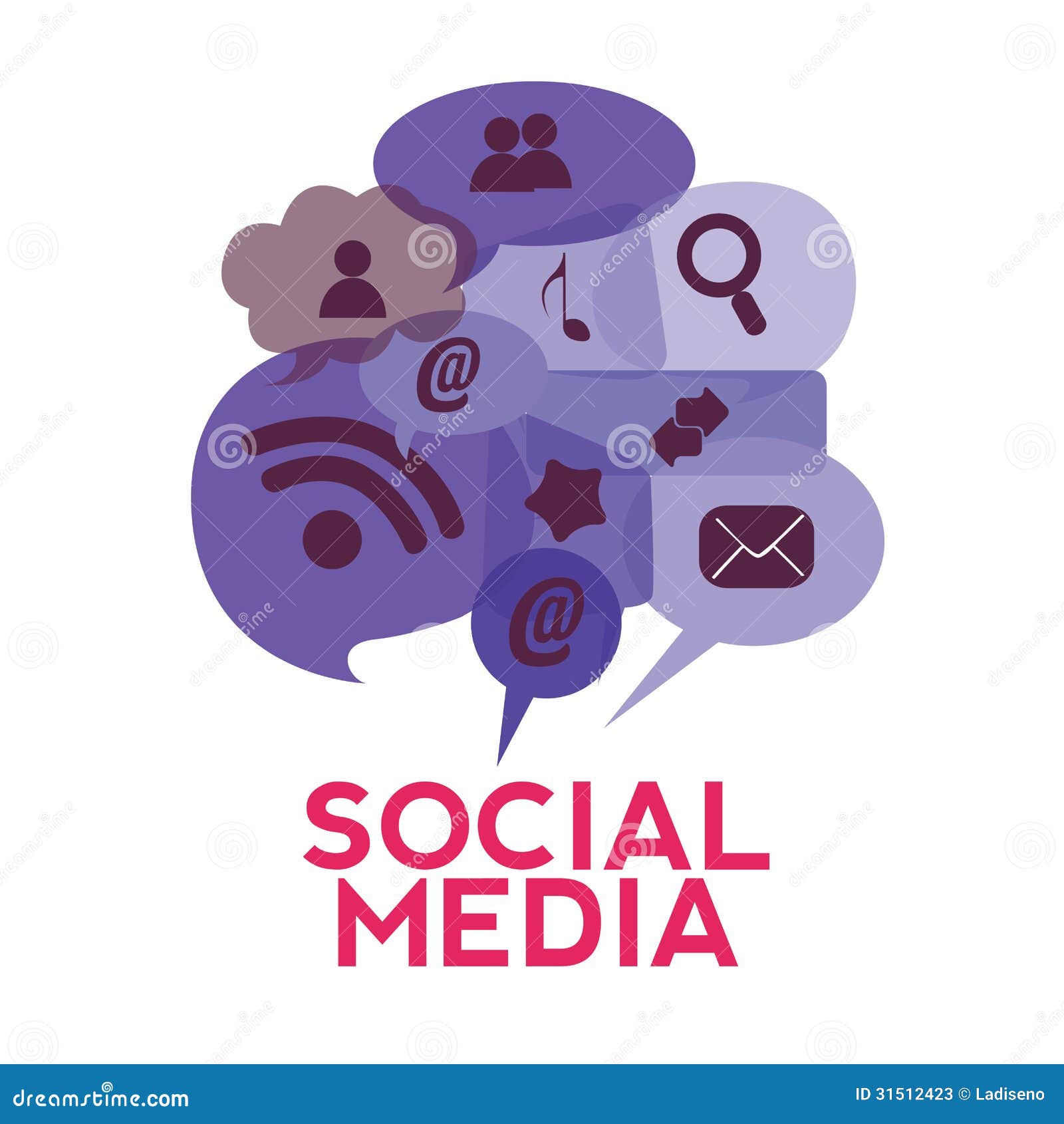 Text box media stock vector. Illustration of graphic - 31512423