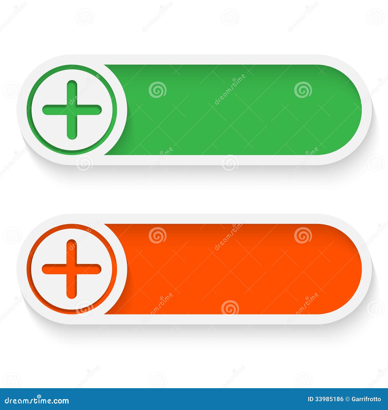 Text box with plus stock vector. Illustration of modern - 33985186