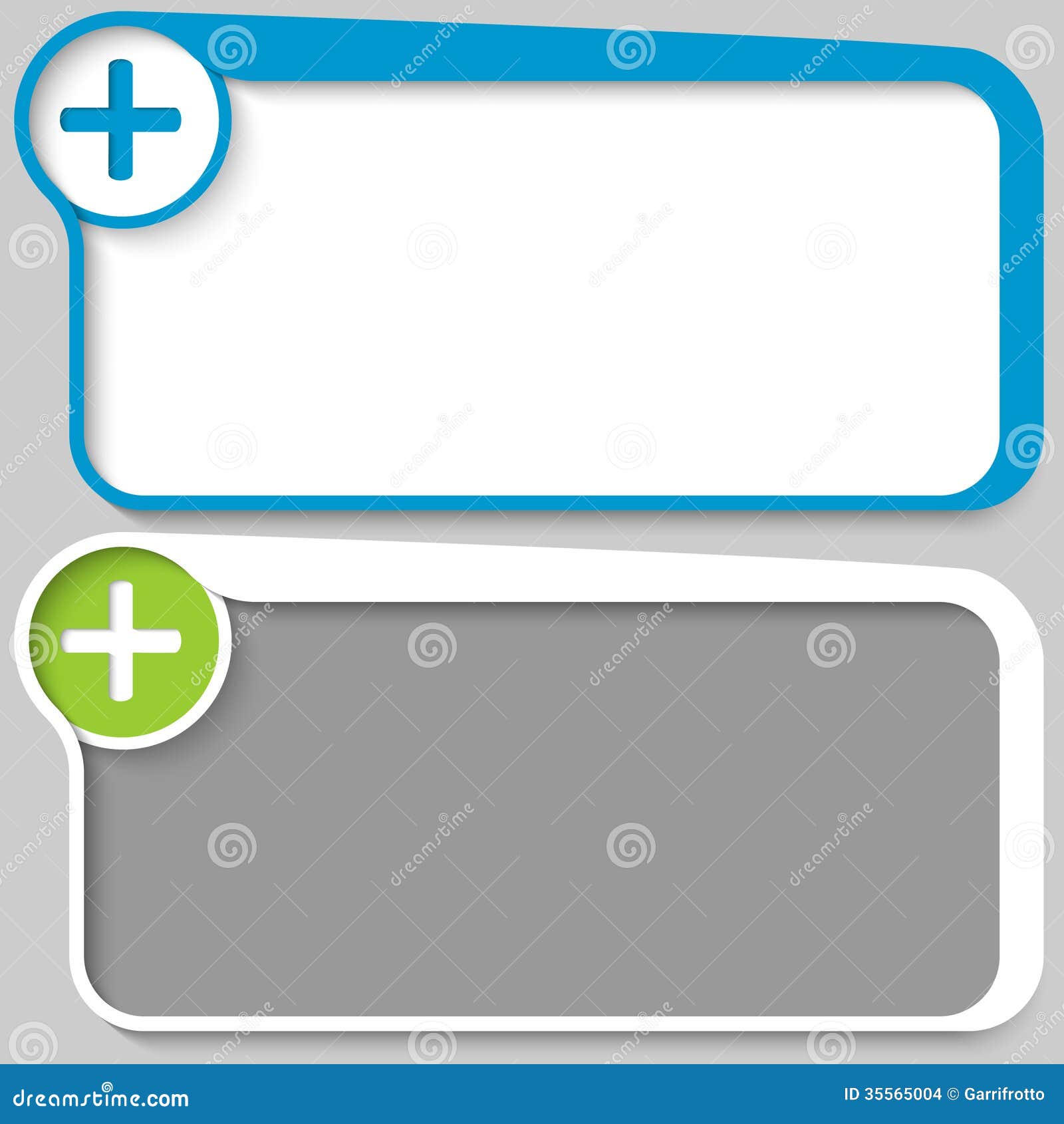 Text box and plus sign stock vector. Illustration of concept - 35565004