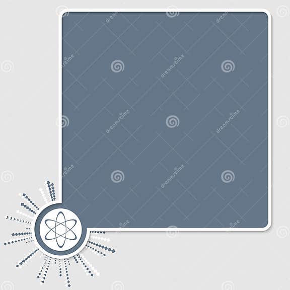 Text Box and Science Symbol Stock Illustration - Illustration of office ...